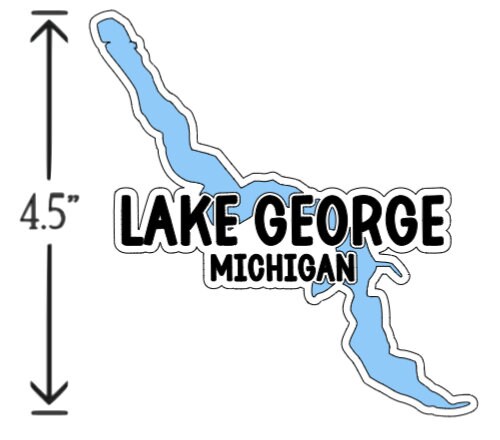 Lake George Decal, Shingle Lake Decal, Full Color, Waterproof, Vinyl ...