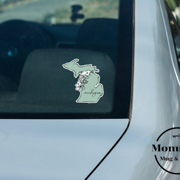 Michigan Car Decal - Etsy