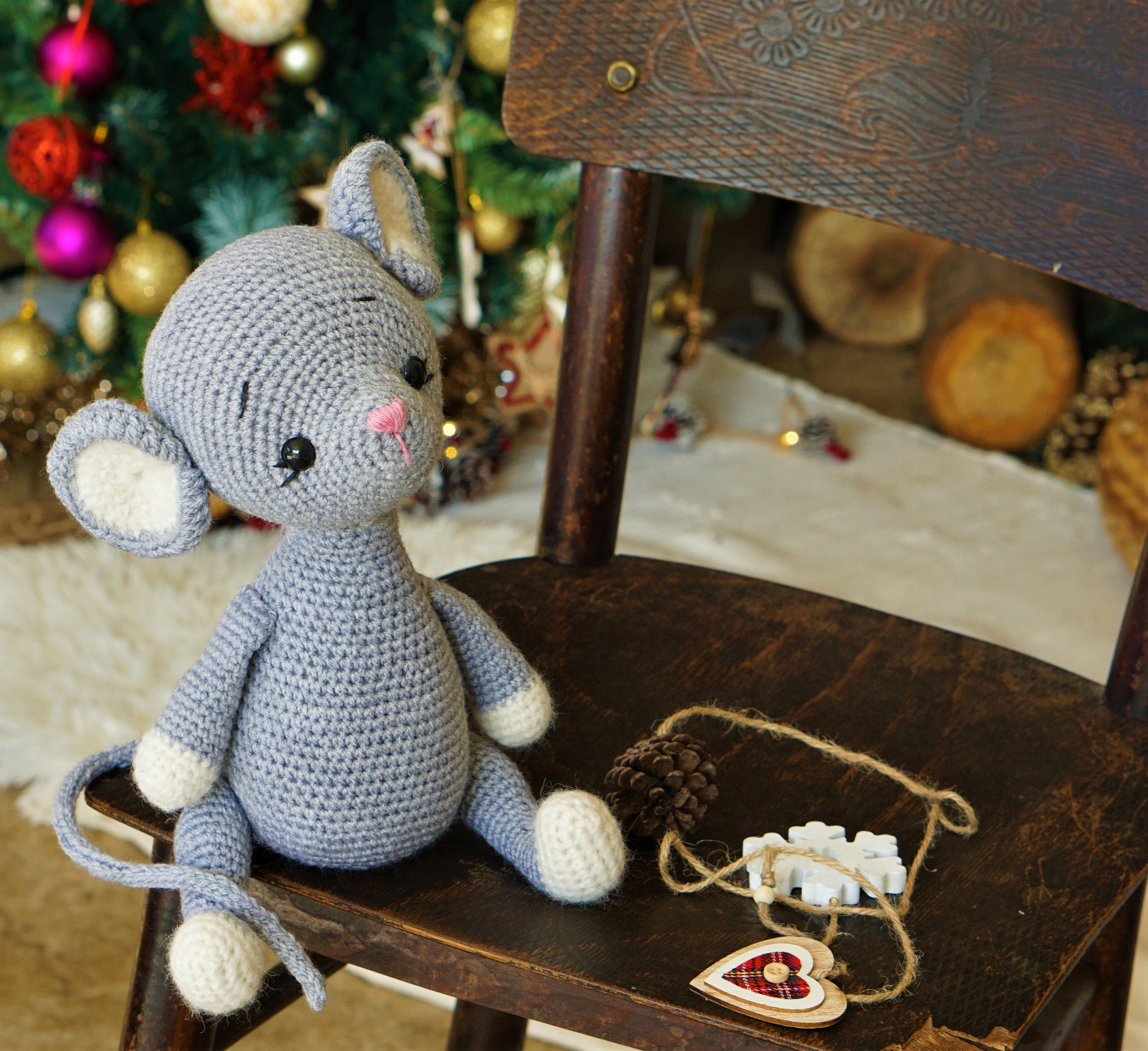 Polushkabunny Crochet Mouse Toy Pattern Toy Amigurumi Animals - Etsy