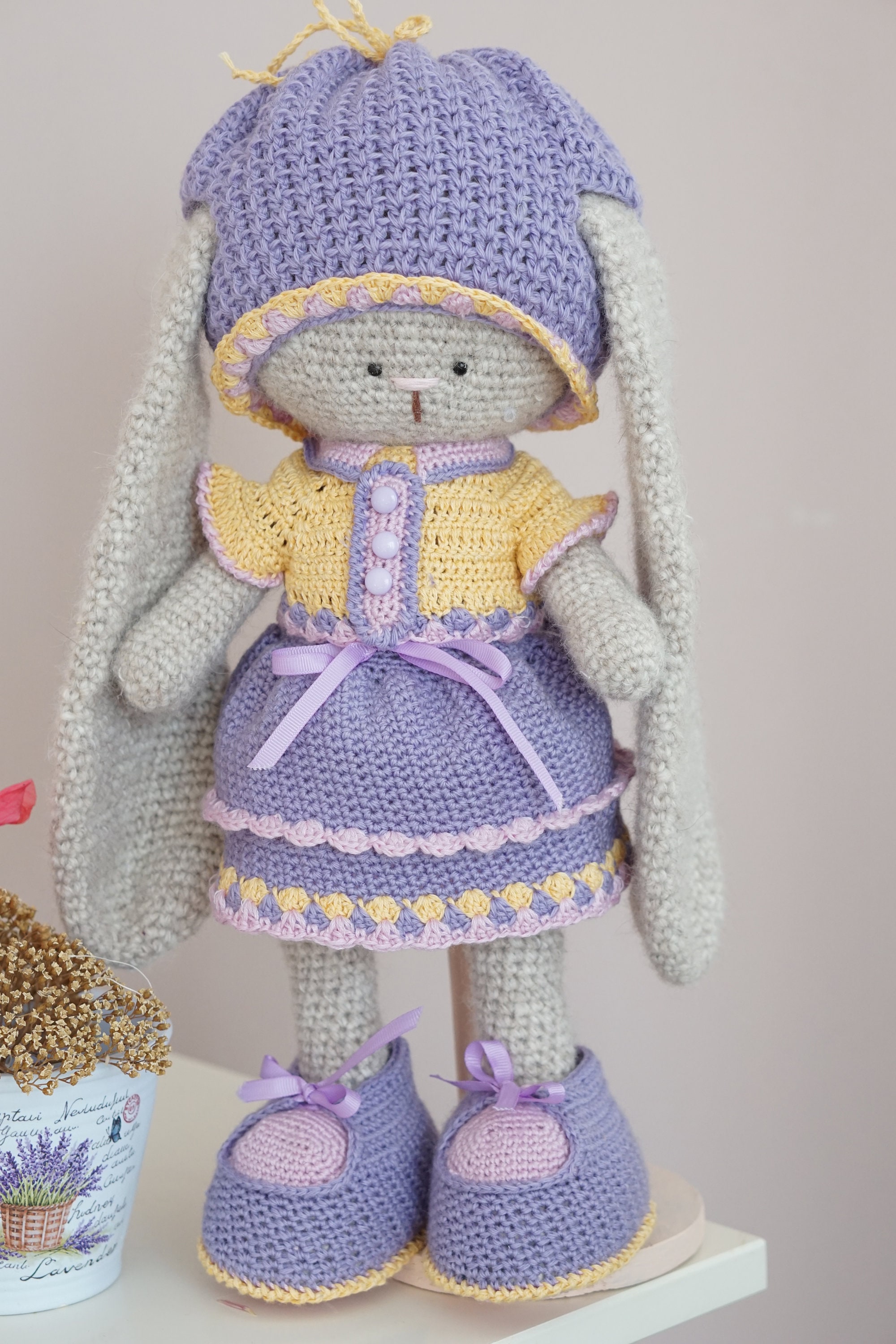 Crochet Pattern Amigurumi Doll Toy Clothes - Outfit "spring ...