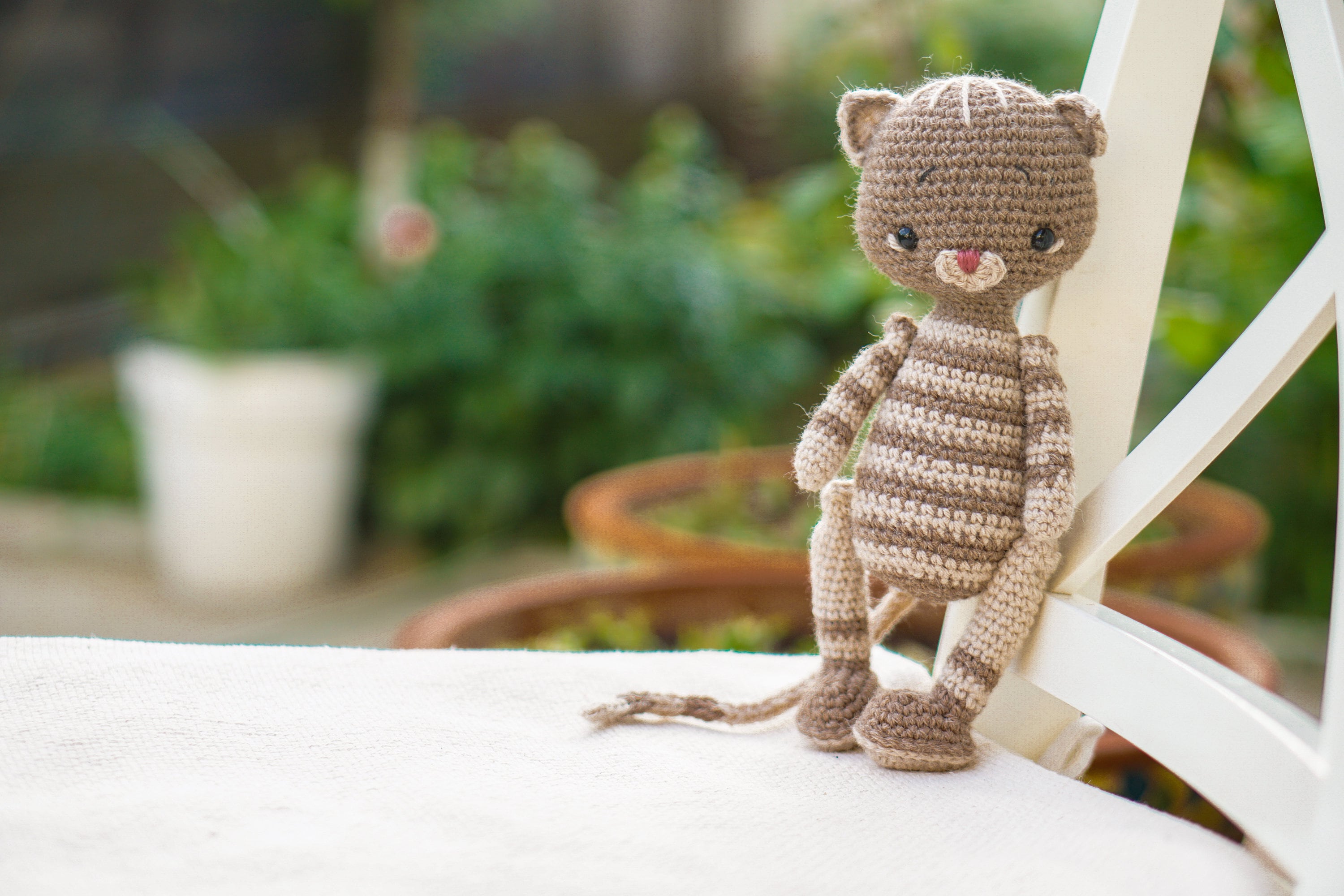 Little Cat Crochet Pattern Toy Amigurumi Animals 10 Inches - Etsy