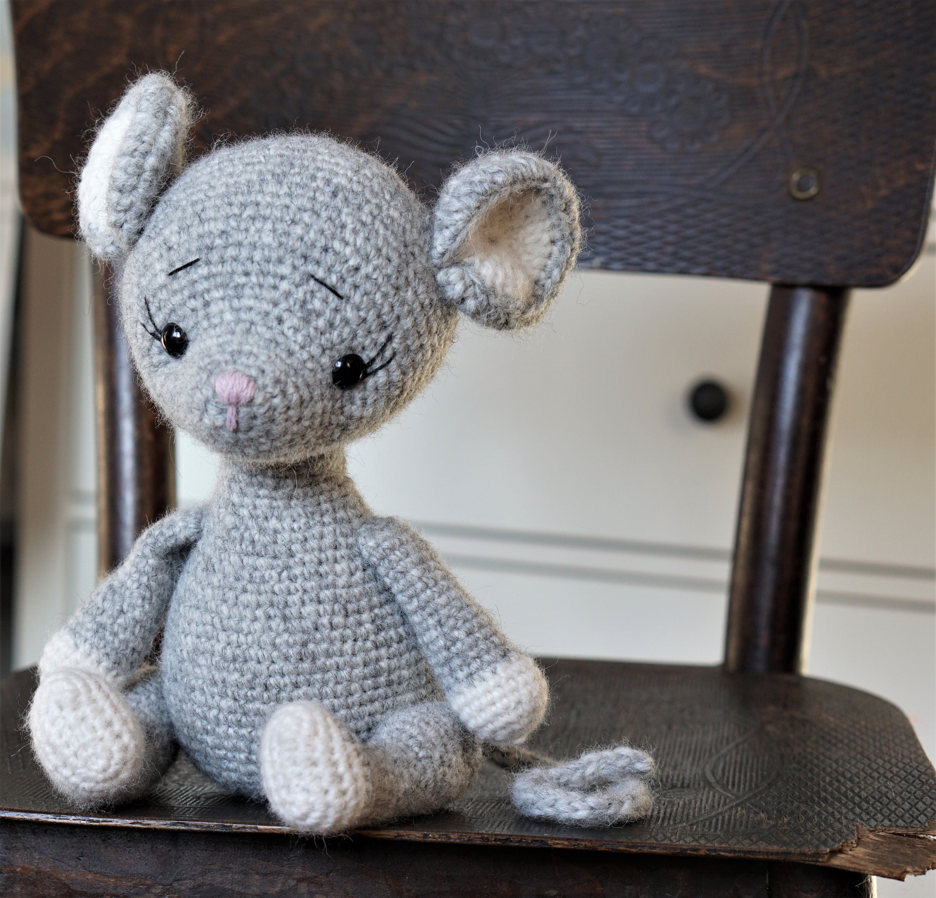 Polushkabunny Crochet Mouse Toy Pattern Toy Amigurumi Animals - Etsy