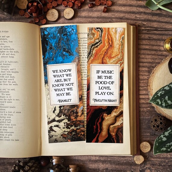 William Shakespeare Bookmark Collection A Midsummer | Etsy