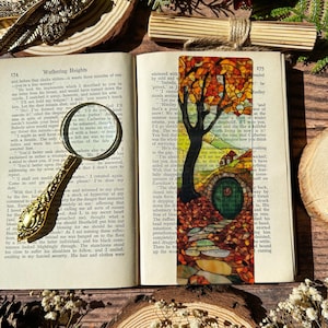 Autumnal Shire Stained Glass Bookmarks (transparent Clear Bookmark ...
