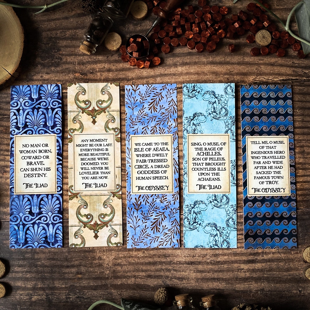 The Iliad and the Odyssey Bookmark Collection homer, Circe, Greek ...