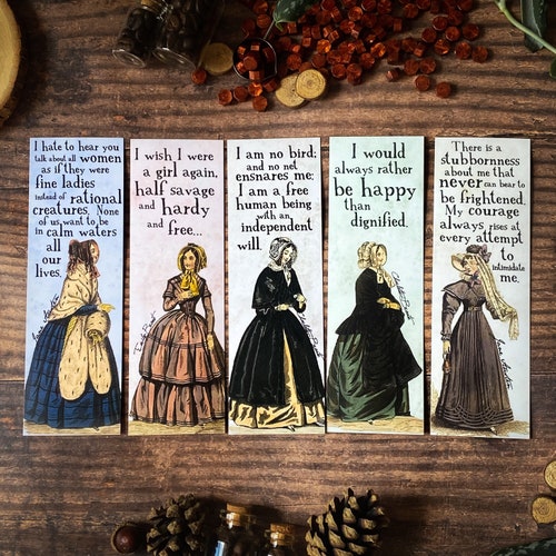 Jane Austen Pride and Prejudice Bookmark Bundle Linen Paper - Etsy