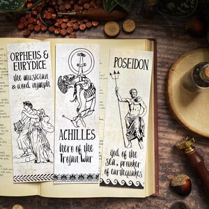 Greek Mythology Bookmark Collection (achilles, Orpheus, Eurydice ...