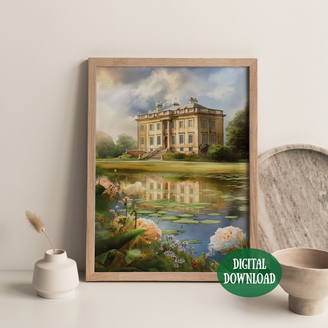 Pemberley Art Print DIGITAL (pride and Prejudice, Jane Austen ...
