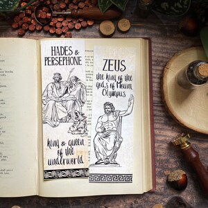 Greek Mythology Bookmark Collection (achilles, Orpheus, Eurydice ...