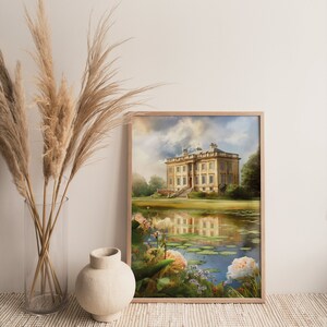 Pemberley Art Print DIGITAL (pride and Prejudice, Jane Austen ...