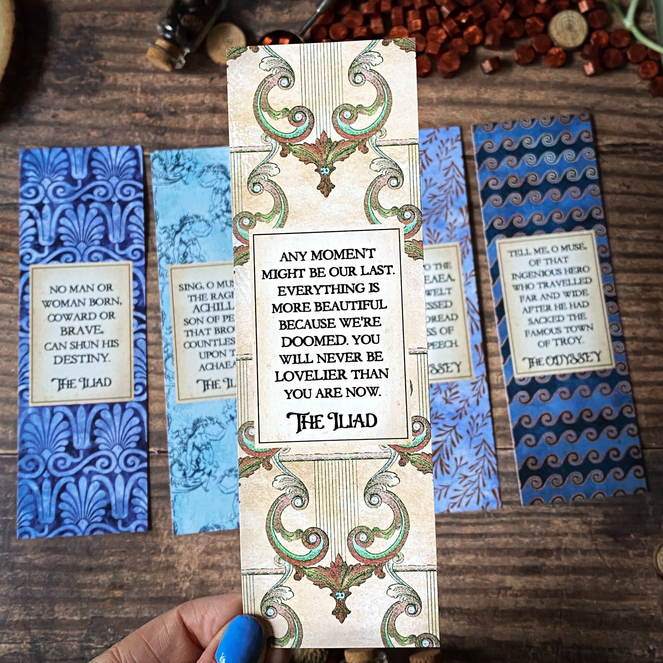 The Iliad and the Odyssey Bookmark Collection homer Circe - Etsy UK