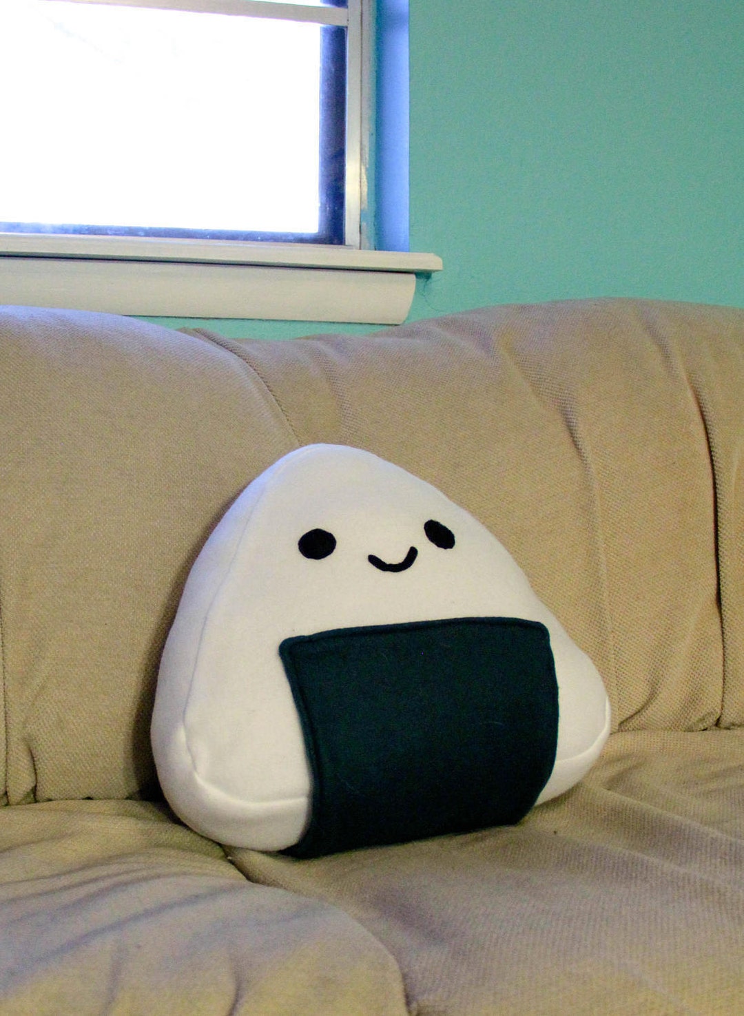 Happy Rice Ball Pillow - Etsy