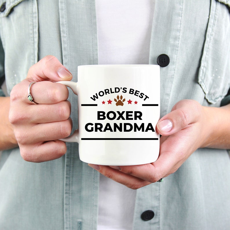 Boxer Dog Grandma Mug - Etsy