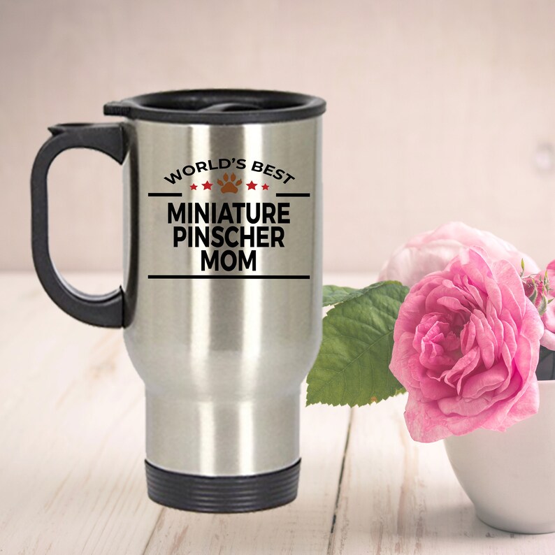 Miniature Pinscher Dog Mom Travel Tumbler Mug - Etsy