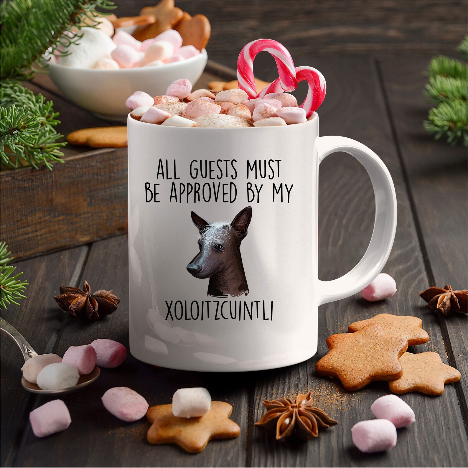 Xoloitzcuintli Mexican Hairless Dog Funny Coffee Mug All | Etsy