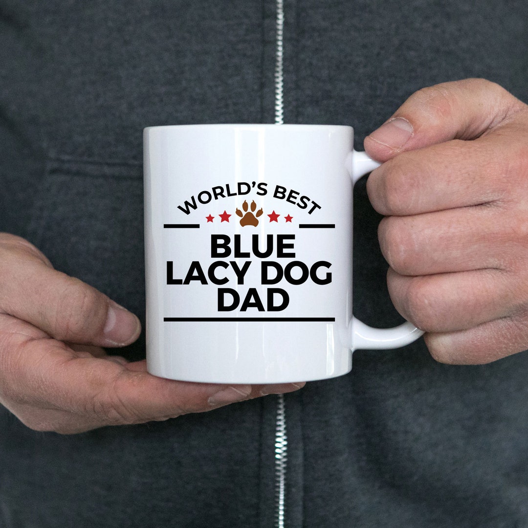 Blue Lacy Dog Dad Coffee Mug - Etsy