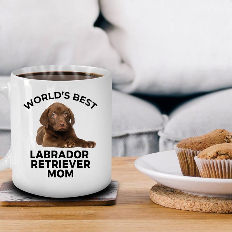 Labrador Retriever Chocolate Puppy Dog Mom Mug - Etsy