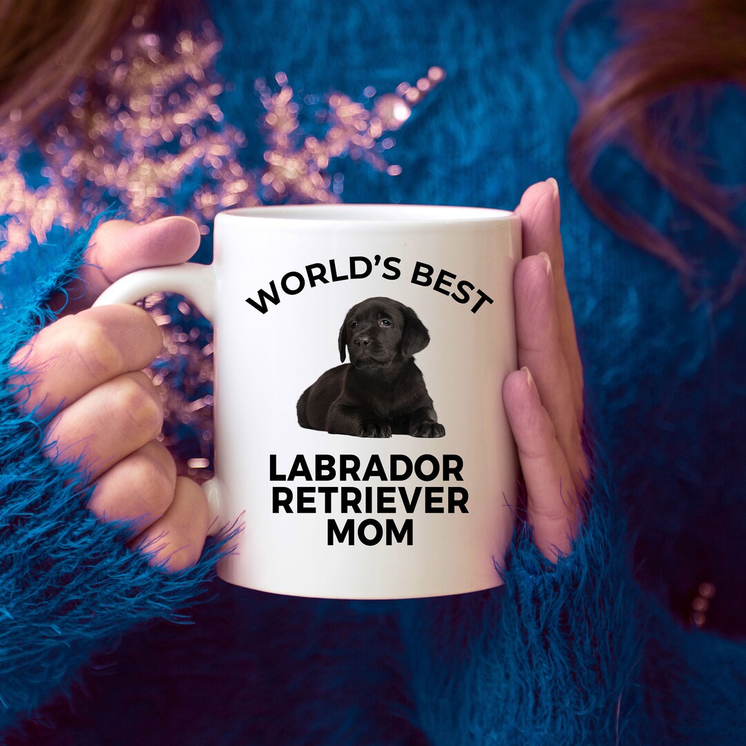 Labrador Retriever Black Puppy Dog Mom Mug - Etsy