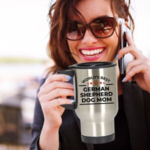 German Shepherd Dog Mom Stainless Steel Travel Tumbler Coffee Mug - Etsy