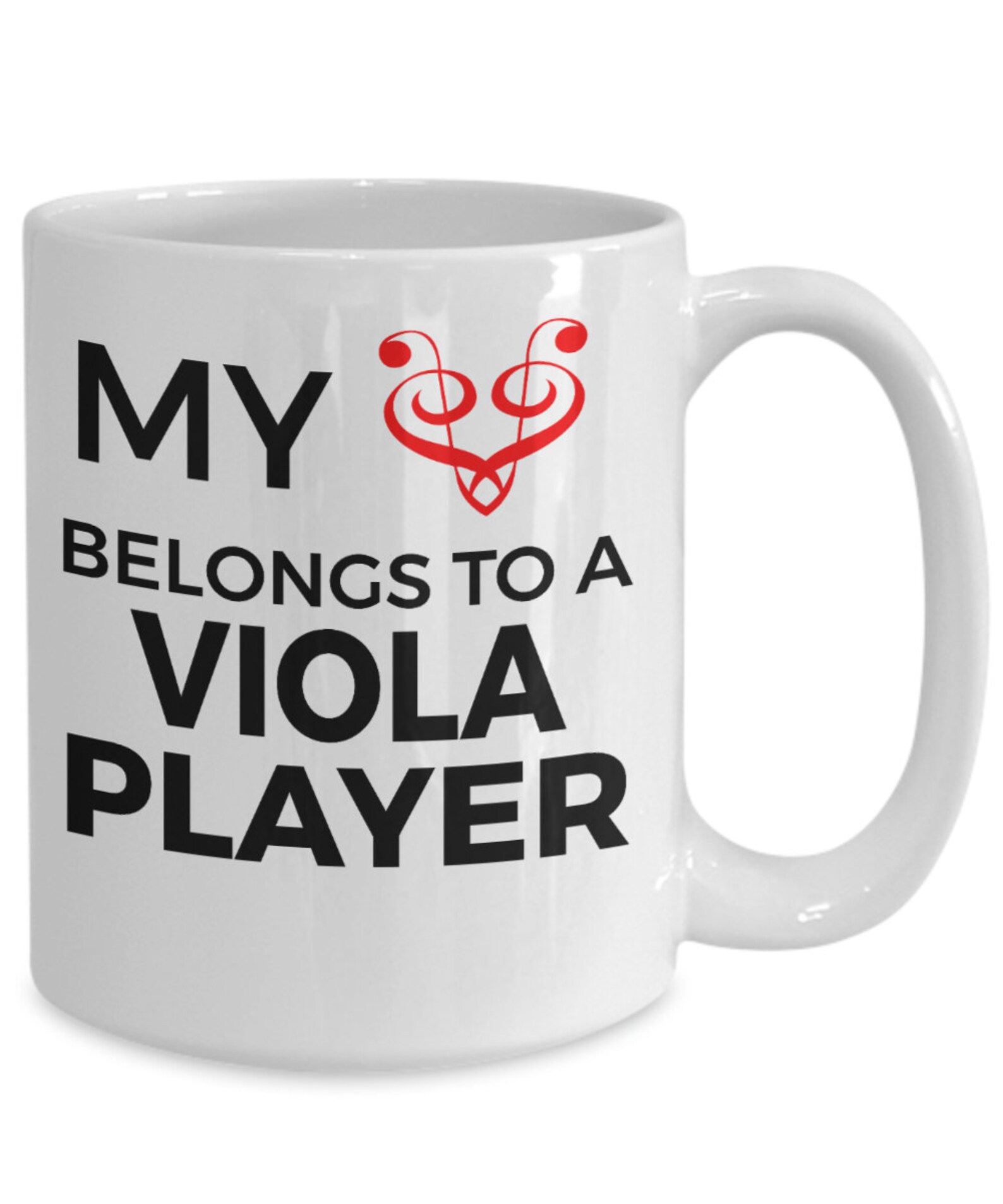 Viola Player Mug My Heart Belongs to A Viola Player - Etsy