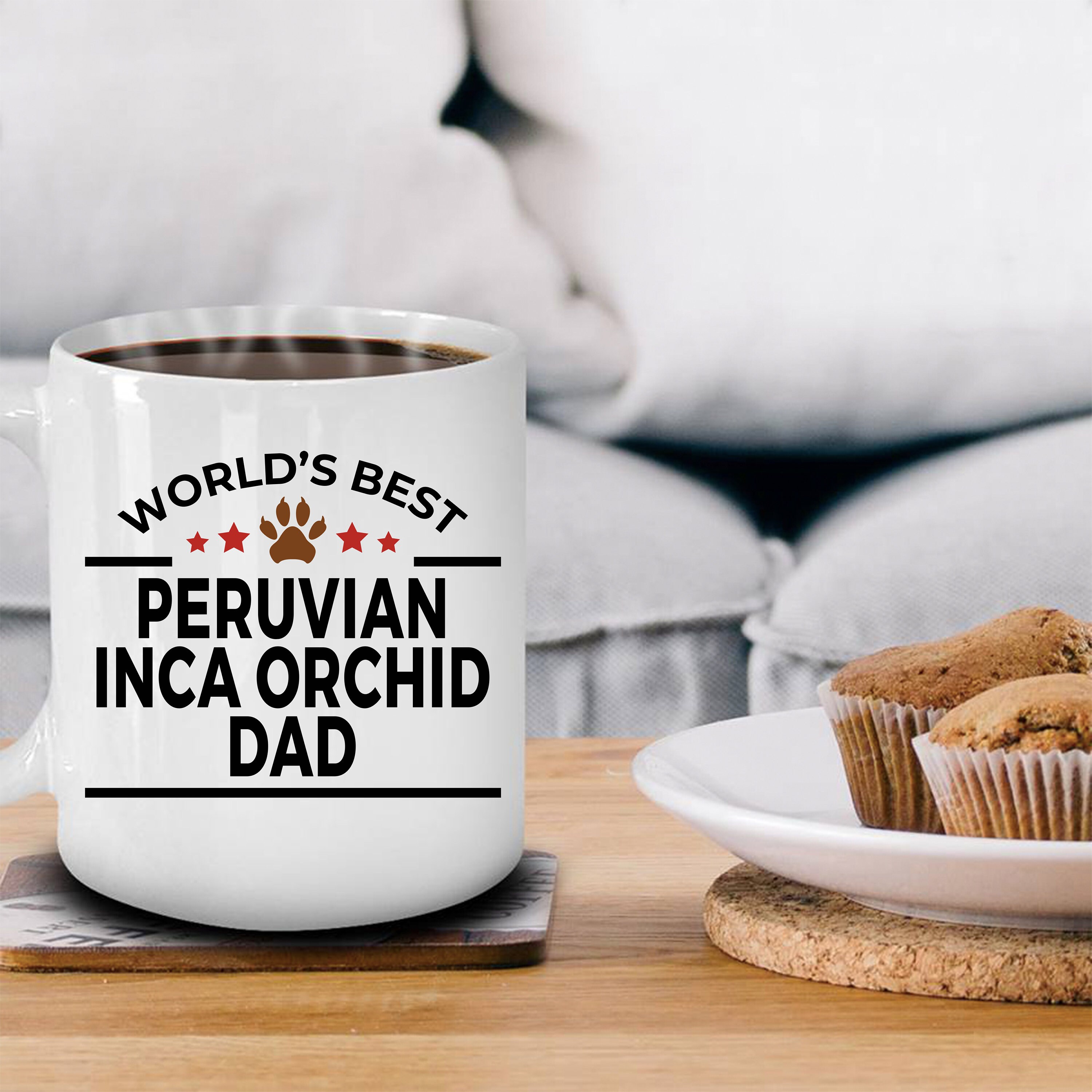 Peruvian Inca Orchid Dog Dad Mug | Etsy