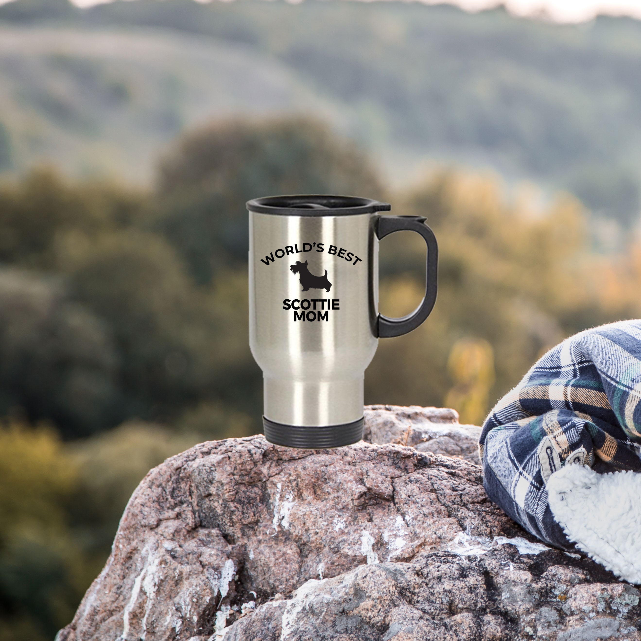 Scottie Terrier Dog Mom Travel Tumbler Mug Scottish Terrier | Etsy