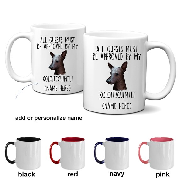 Xoloitzcuintli Mexican Hairless Dog Funny Coffee Mug All | Etsy