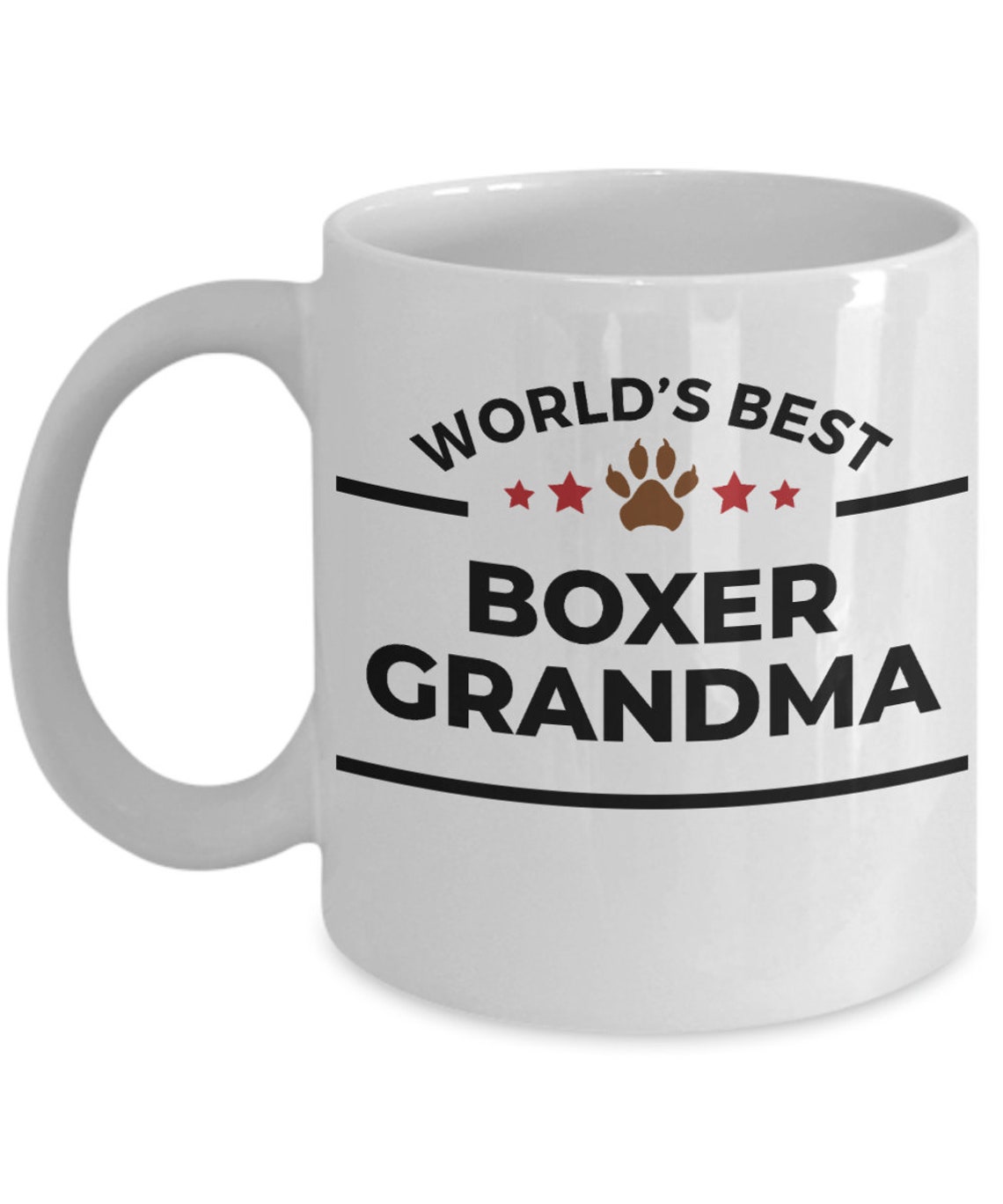 Boxer Dog Grandma Mug | Etsy