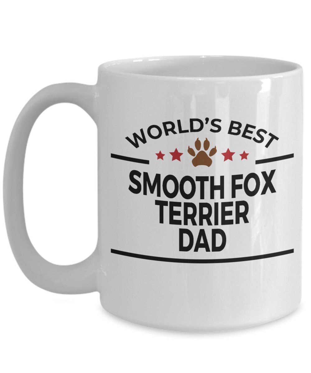 Smooth Fox Terrier Dog Dad Mug | Etsy