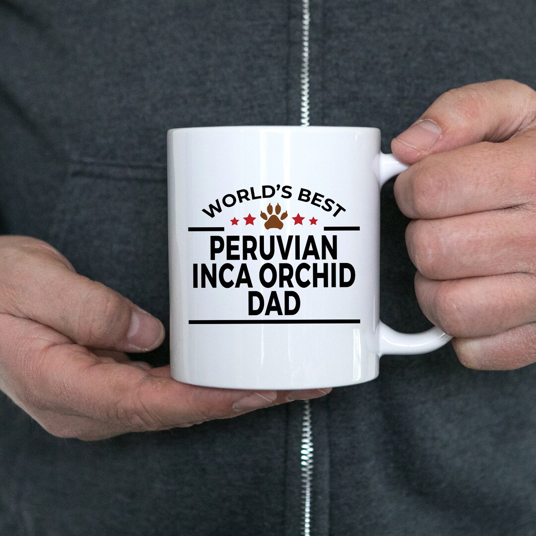 Peruvian Inca Orchid Dog Dad Mug - Etsy