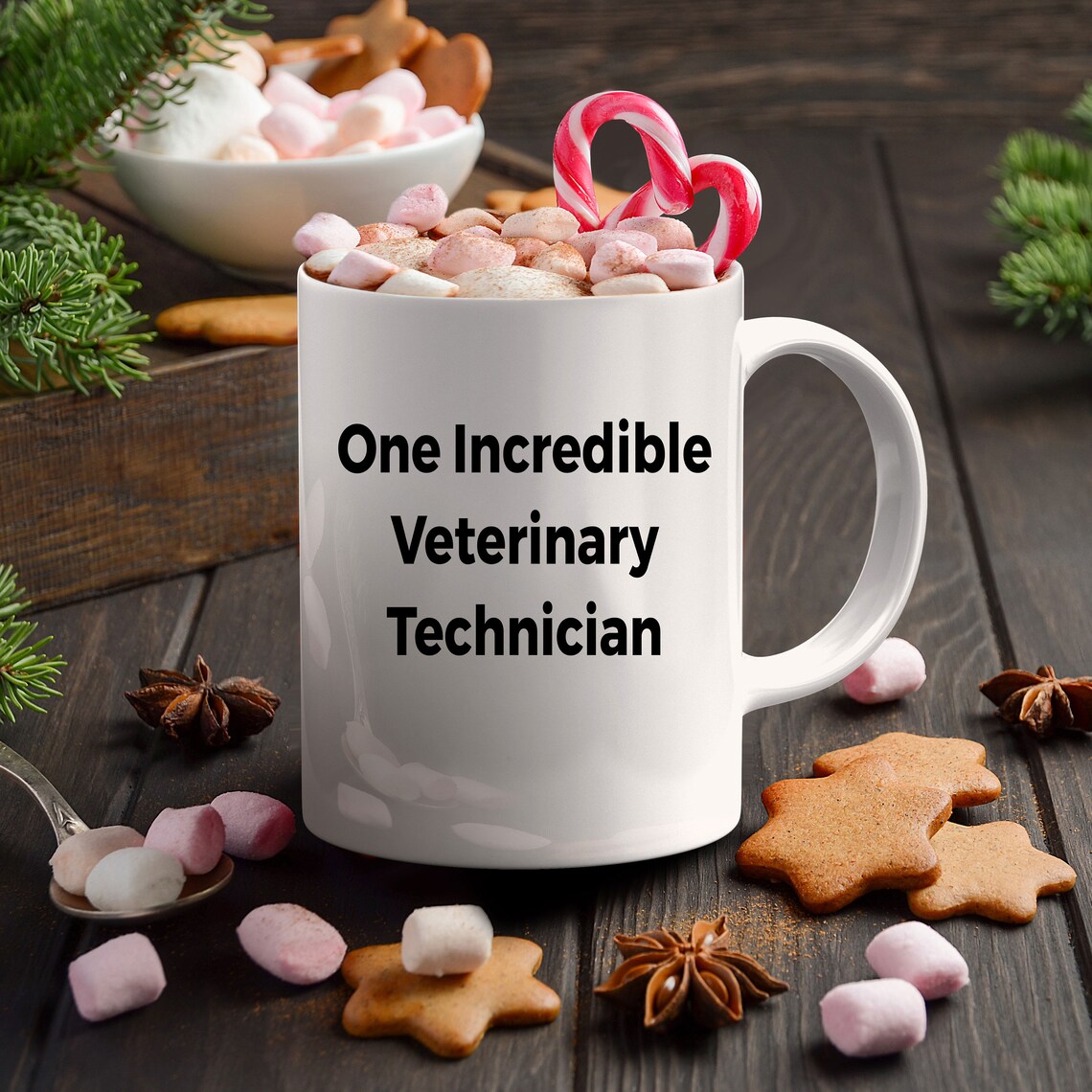 Vet Tech Coffee Mug One Incredible Veterinary Technician - Etsy