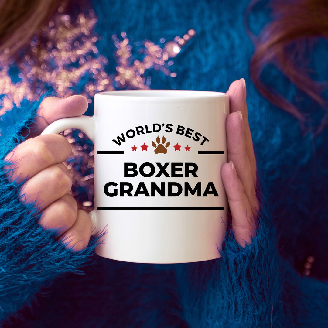 Boxer Dog Grandma Mug - Etsy