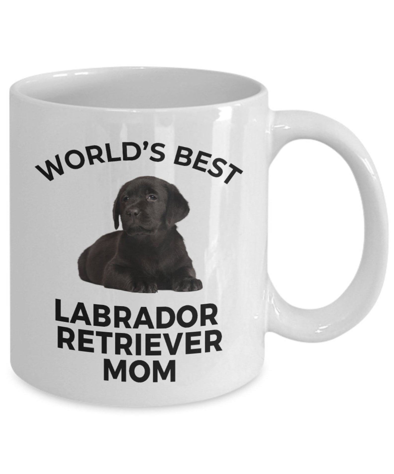 Labrador Retriever Black Puppy Dog Mom Mug | Etsy