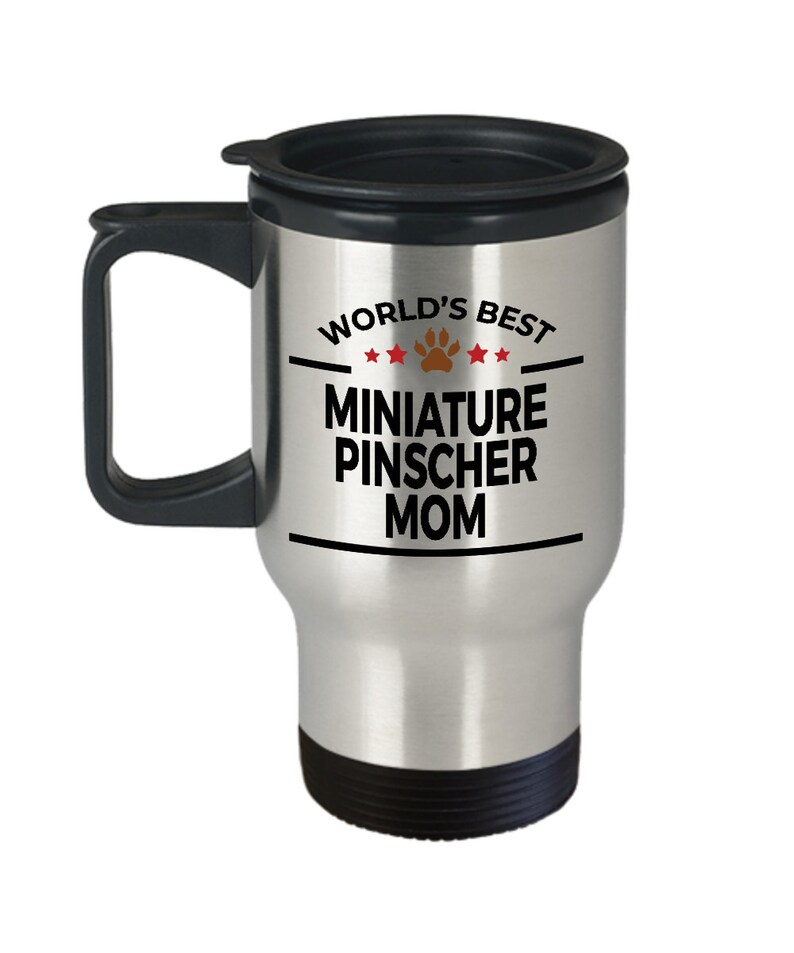 Miniature Pinscher Dog Mom Travel Tumbler Mug - Etsy