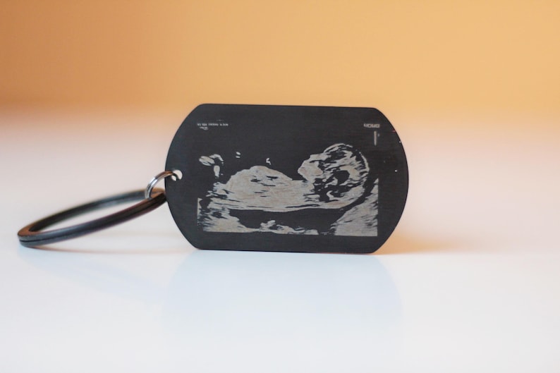 Ultrasound Photo Keychain for Expecting Dad, Stainless Steel Gift - Etsy