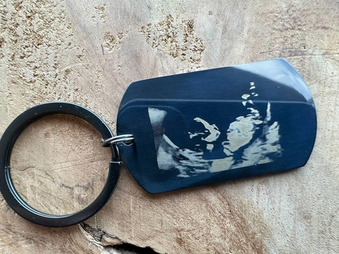 Ultrasound Photo Keychain for Expecting Dad, Stainless Steel Gift - Etsy