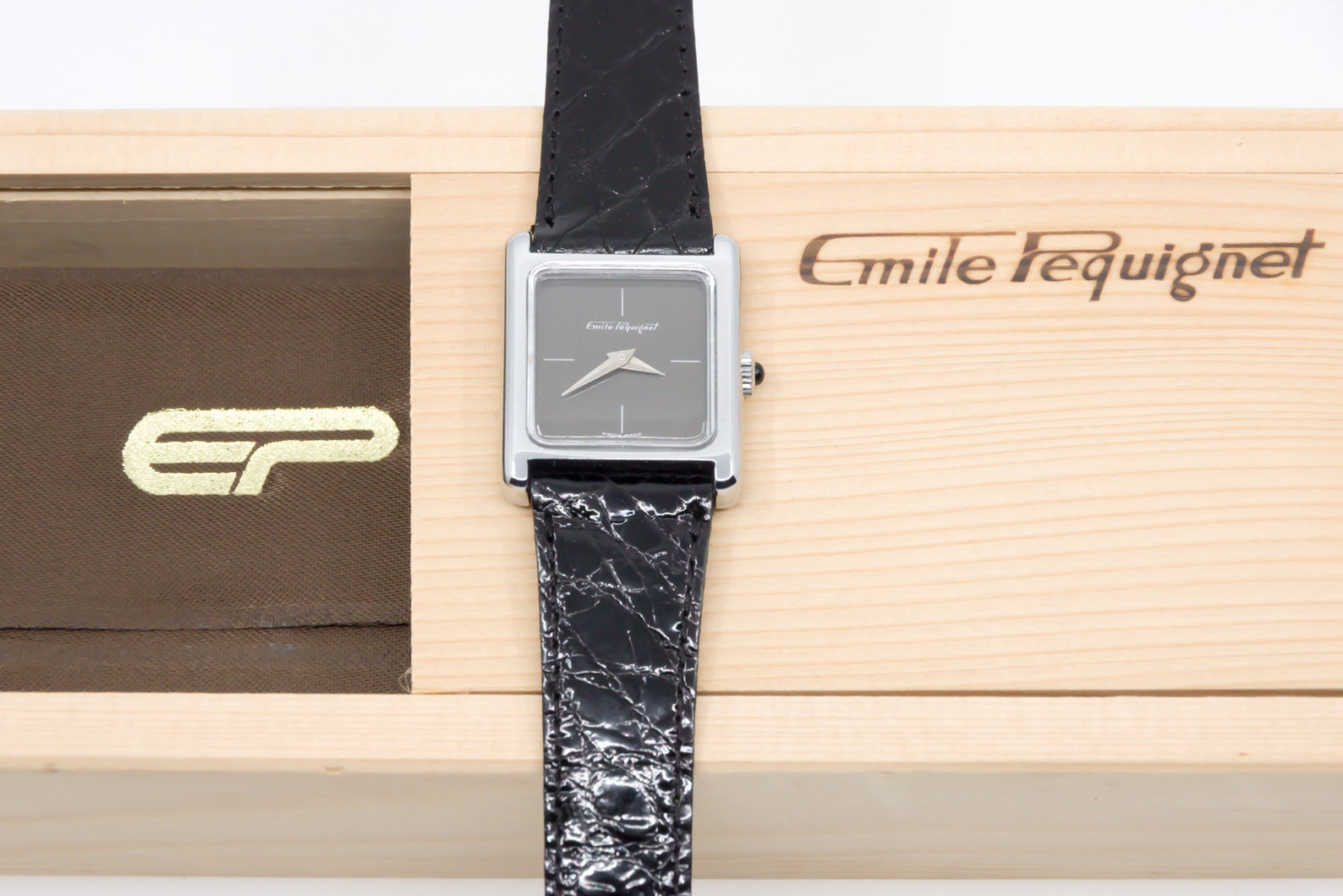 French EMILE PEQUIGNET 1970s 80s Wrist Watch Manual Movement With ...