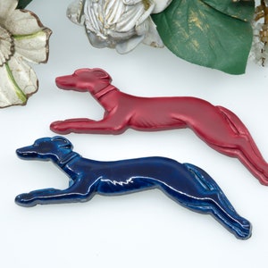 Greyhound Brooch - Etsy
