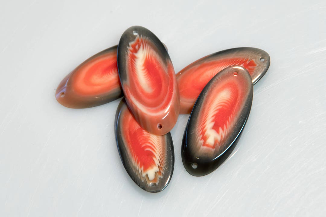 VINTAGE PLASTIC Plastic Parts Made From Galalith Around 1970 Galalithe ...