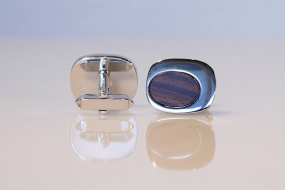 Cufflinks PIERRE BALMAIN PARIS VINTAGE 1970 Couturier… - Gem