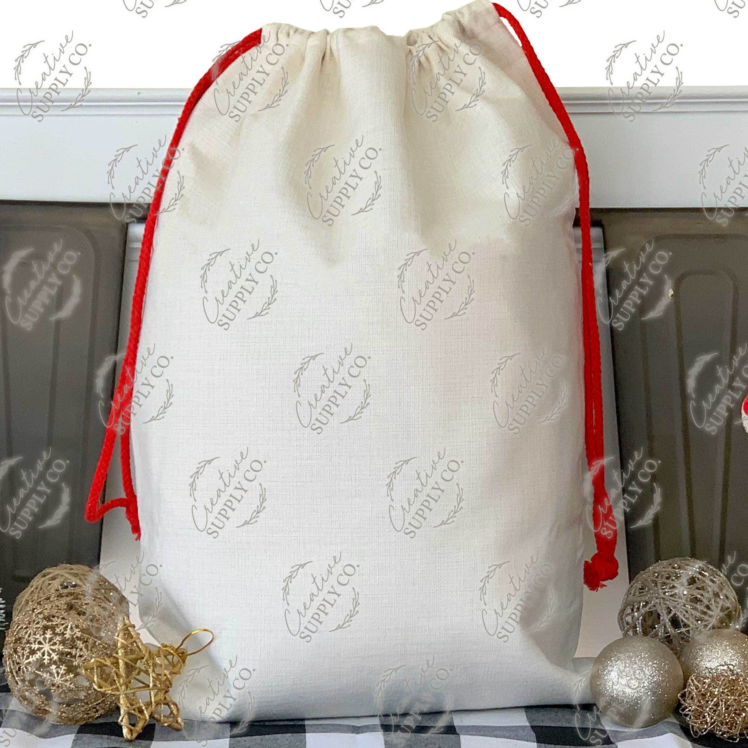 BLANK Sublimation Santa Sack 20 X 27 Santa Sack Large - Etsy UK