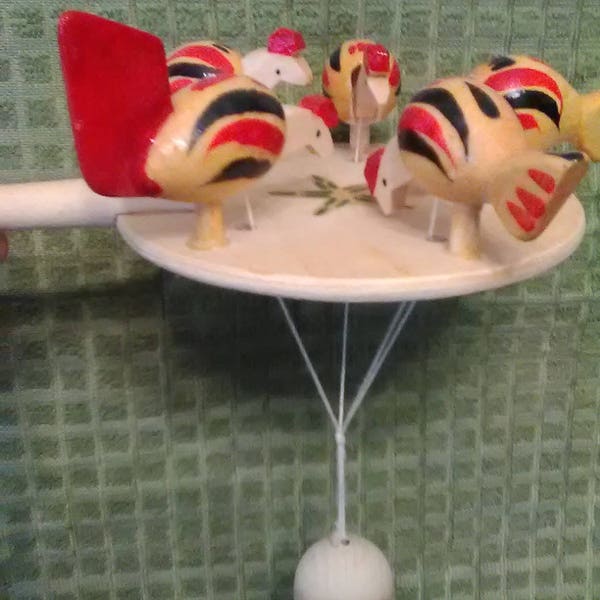 Wooden Chicken - Etsy