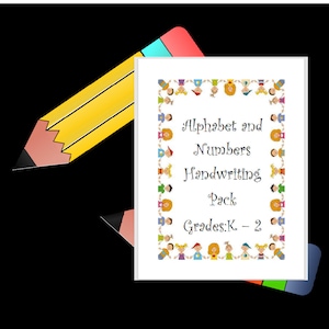 Digital Alphabet and Numbers Handwriting Pack Grades: K-2 - Etsy