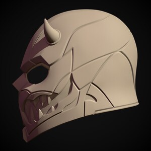 Devil 3d Model Helmet - Etsy