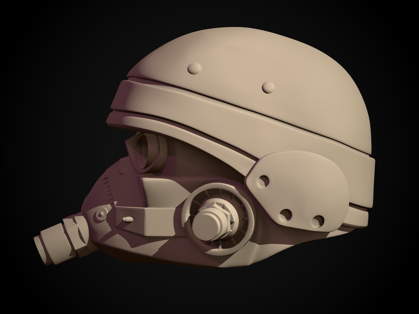 Helghast 3d Model Helmet NO CUTTING in PARTS - Etsy