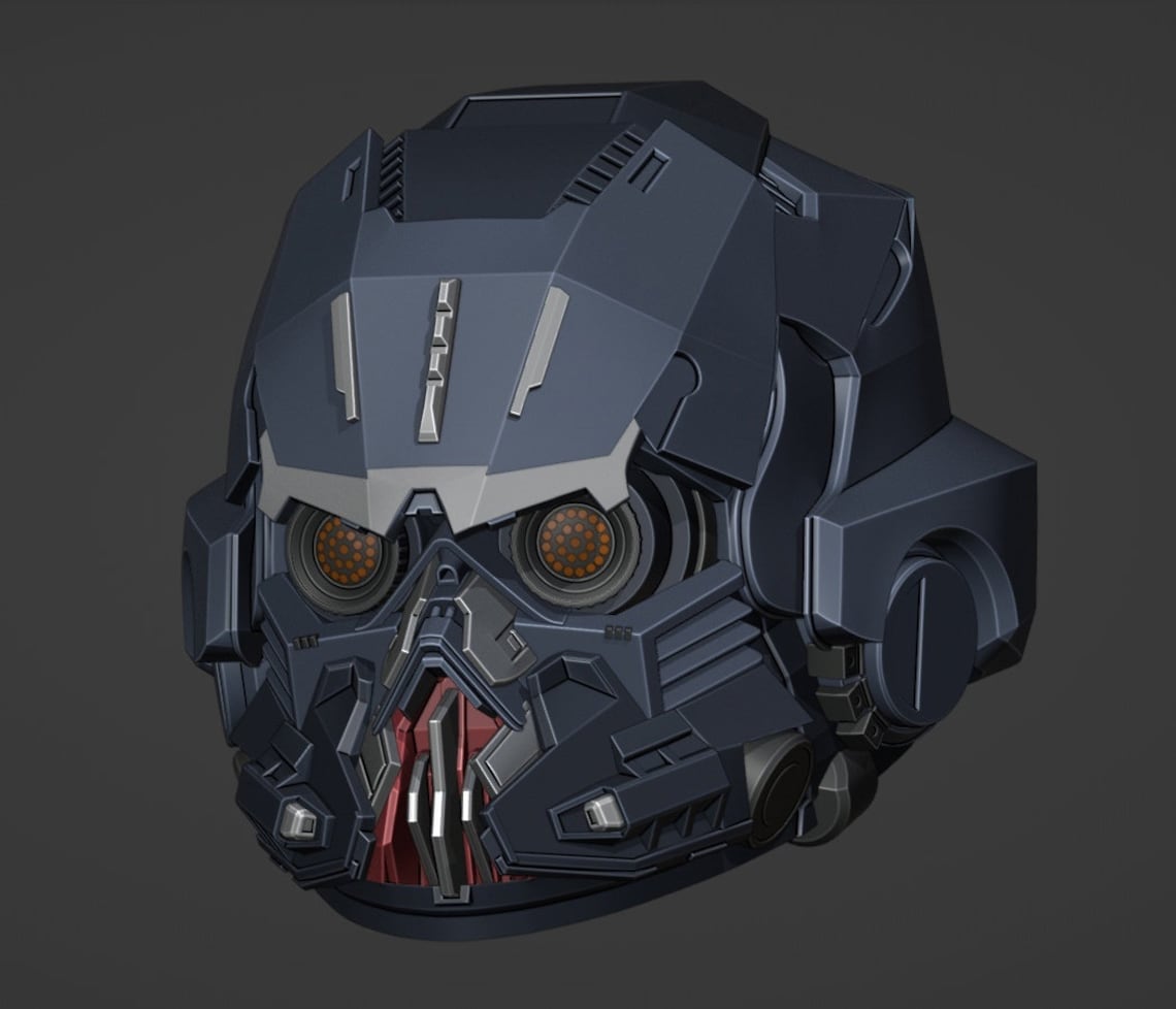 Helghast Helmet Killzone 3d Model NO CUTTING in PARTS - Etsy