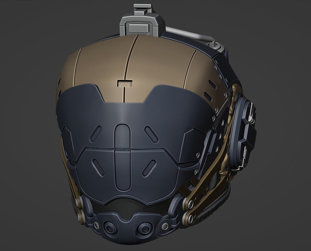 Kane Helmet Titanfall2 3d Model NO CUTTING in PARTS - Etsy