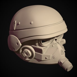 Helghast 3d Model Helmet NO CUTTING in PARTS - Etsy