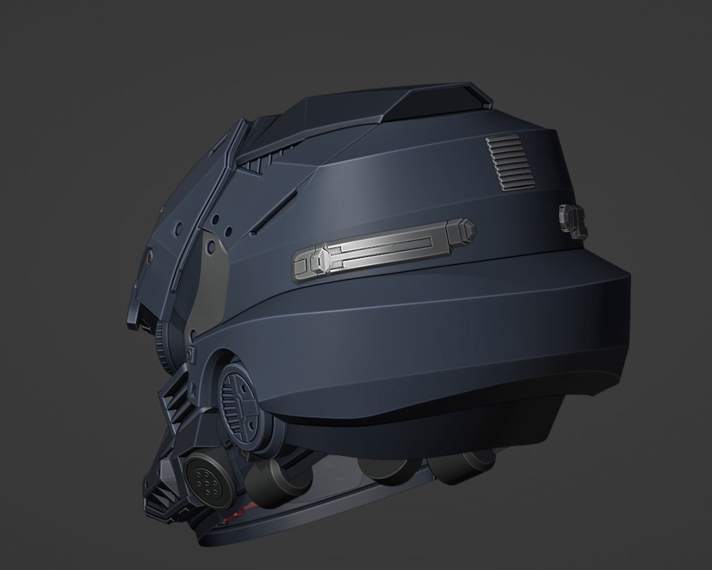 Helghast Helmet Killzone 3d Model - Etsy