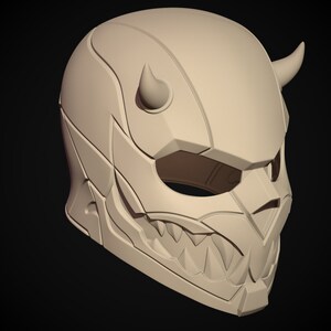 Devil 3d Model Helmet - Etsy